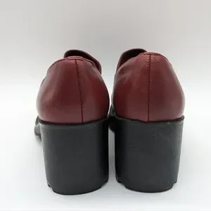 BareTraps | Shoes | Bare Traps Wear Ever Red Leather Sidewinder Wedge ...